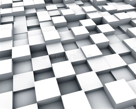 Multiple White Cubes Background Stock Illustrations 222 Multiple