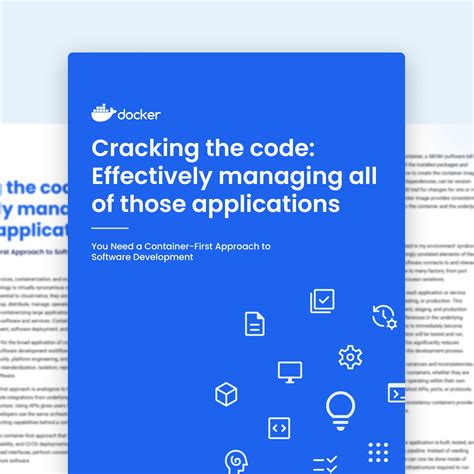 5 Benefits Of A Container First Approach To Software Development Docker