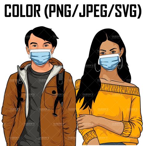 Clipart Teens In Masks Classful