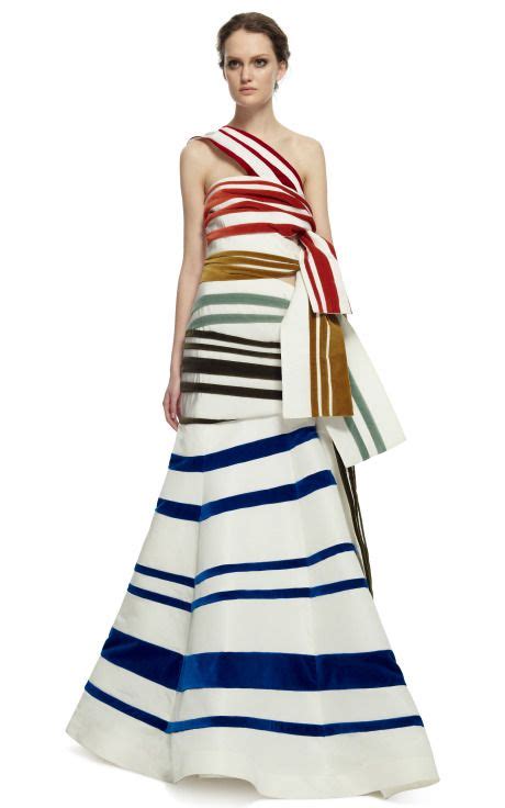 Rainbow Bandeau Gown By Rosie Assoulin Moda Operandi Fashion