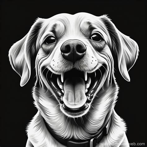 Happy Dog Optical Illusion Digital | Stable Diffusion Online