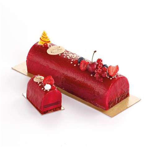 Bûche bavaroise fruits rouges Fiche produit Coup de pates