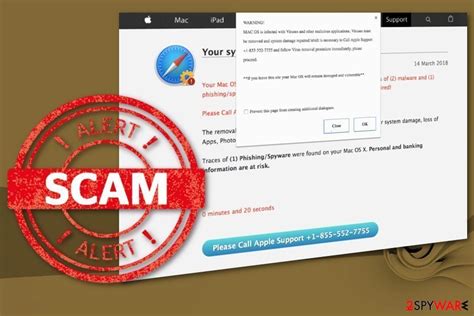 Remove Your Mac Is Infected With 3 Viruses Scam Fake