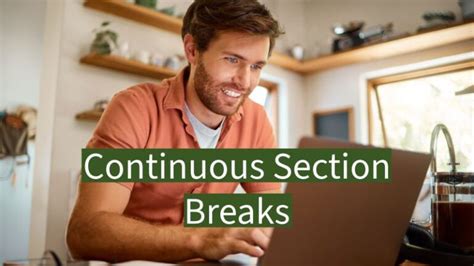 Words Continuous Section Breaks For Simple Column Switching