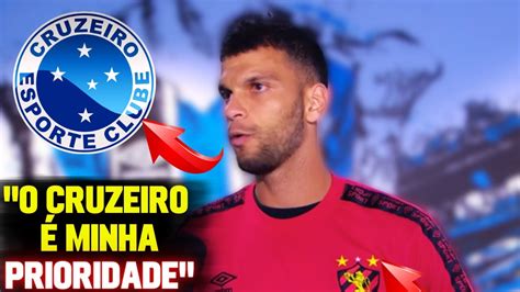 Urgente Vai Fechar Cruzeiro Confirmou ReforÇo No Cruzeiro Noticias