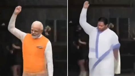 Modi Vs Mamata Pm Lauds X User For Sharing His Ai Generated Funny