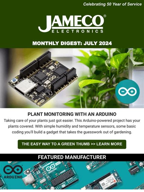 Jameco Plant Monitoring With An Arduino Milled