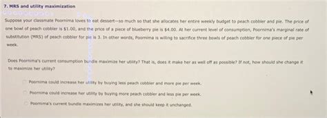 Solved Suppose Your Classmate Poornima Loves To Eat