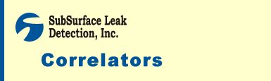 Water Leak Correlator Products