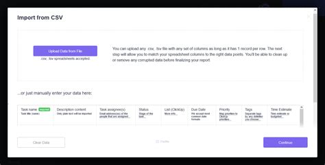 Helps Clickup Simplify Users Data Import Onboarding