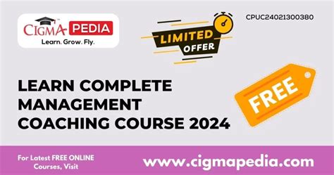 Learn Complete Management Coaching Course 2024 Free Udemy Course