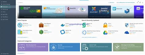 Install Plesk Control Panel On Centos Almalinux Computingforgeeks