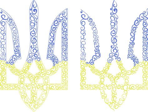 Ліцензовані стокові вектори Tryzub