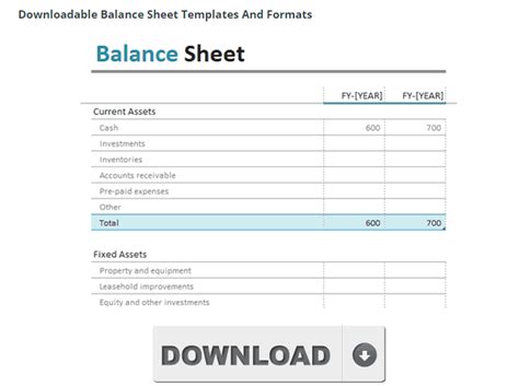 Plantilla Sencilla De Balance General En Excel Balance General En