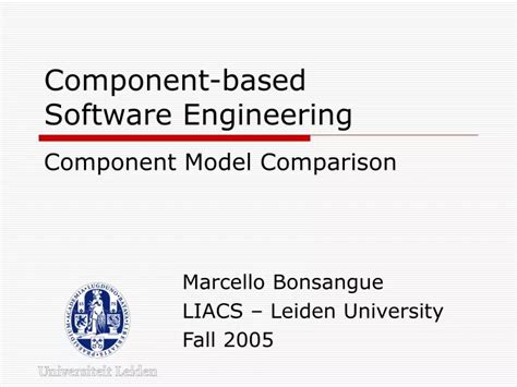 Ppt Component Based Software Engineering Powerpoint Presentation Free Download Id9378716
