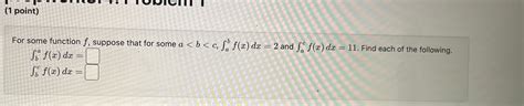 Solved For Some Function F Suppose That For Some A Chegg Com