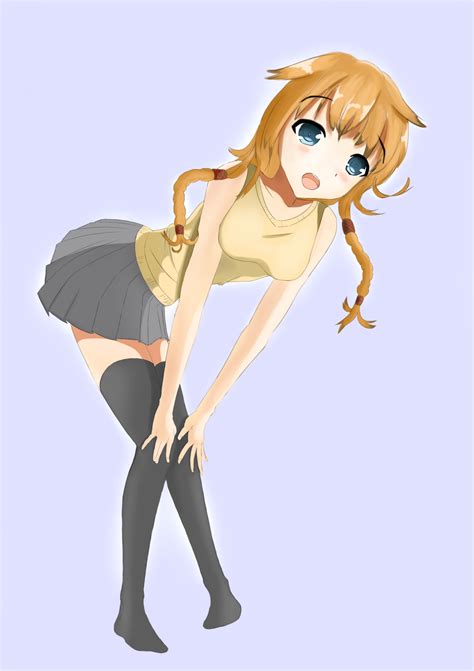 Orange Haired Anime Girl By Sirlami On Deviantart