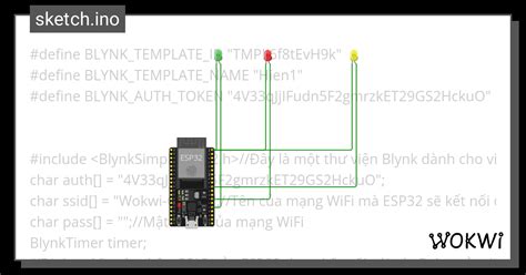 Đèn Giao Thông Copy Wokwi Esp32 Stm32 Arduino Simulator
