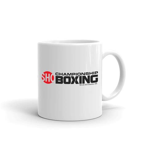 Sho Championship Boxing Logo Taza Blanca Paramount Shop