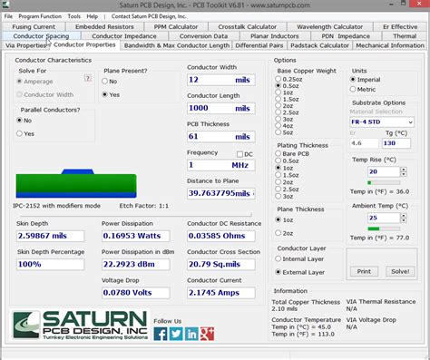 Pcb Trace Width Calculator Ipc Pcb Circuits Images
