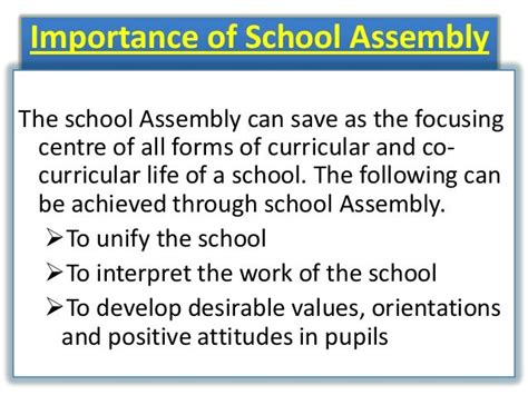 😊 Importance Of Thought For The Day In School Assembly Thought For The
