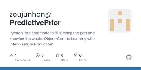 Github Zoujunhong Predictiveprior Pytorch Implementations Of Seeing