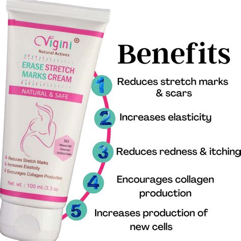 Buy Vigini Erase Stretch Marks Removal Cream And Body Massage Cream 200ml