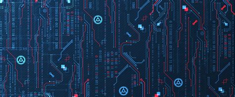 Abstract Technology Concept Computer Code Vector Image