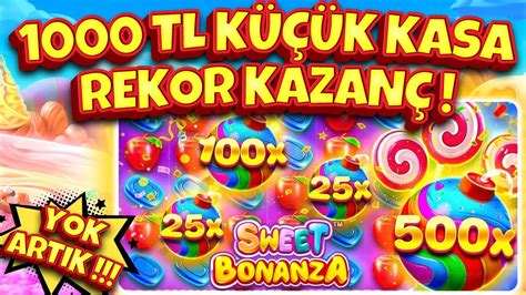 1000 TL KÜÇÜK KASA REKOR KAZANÇ SLOT OYUNLARI SWEET BONANZA