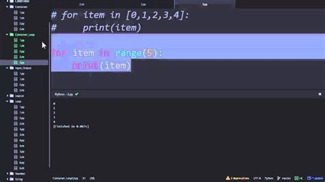 Python And Ruby 컨테이너와 반복문 3 For의 활용 Youtube
