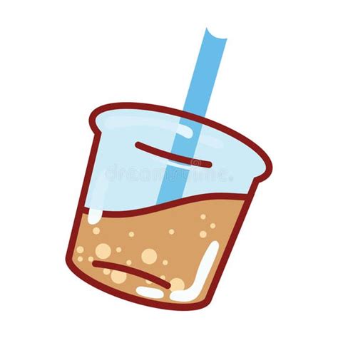 Isolated Cute Cold Drink Icon Vector Stock Vector Illustration Of