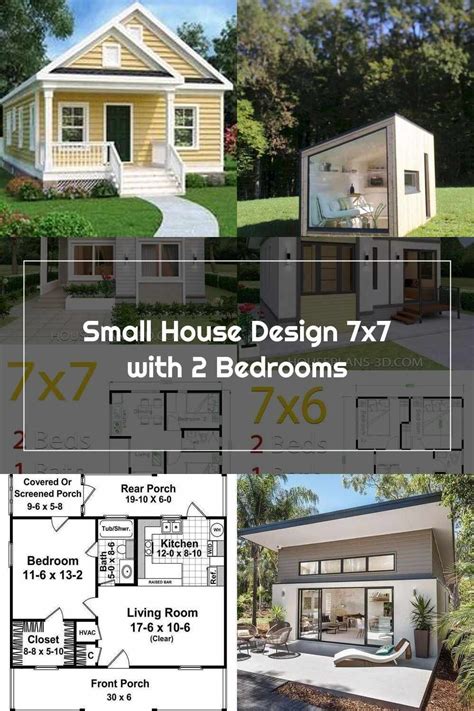 Small House Design Small House Design 7x7 With 2 Bedrooms