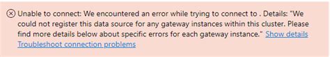 Help Adding Postgre Data Source To Gateway Cluste Microsoft