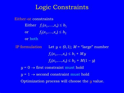 Ppt Lecture 6 Integer Programming Models Powerpoint Presentation