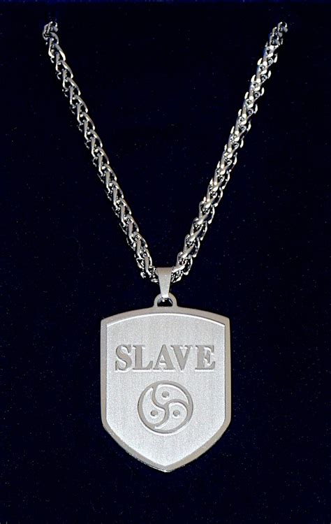 Exclusive Terginum Bdsm Coat Of Arms Pendant Stainless Steel Slave