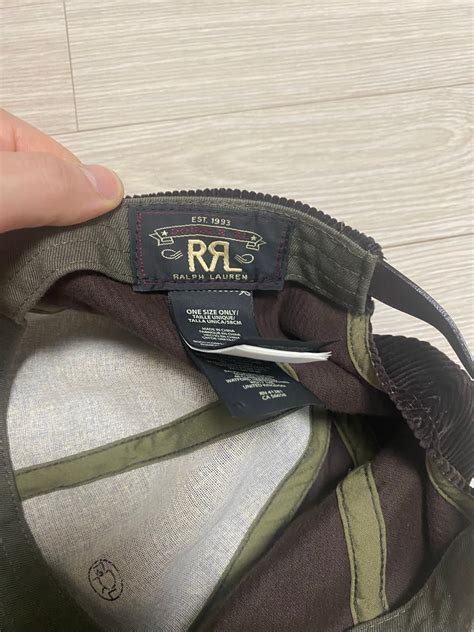 더블알엘 RRL 코듀로이 다크브라운 볼캡 후루츠패밀리