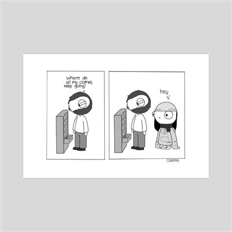 Hey An Art Print By Catana Chetwynd Inprnt
