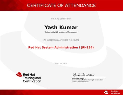Yash Kumar On Linkedin Redhat Linux Certification