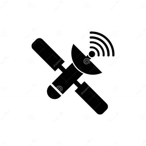 Satellite Signal Icon Symbol Vector Illustration Design Template Stock Vector Illustration Of
