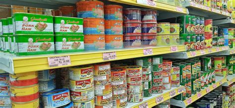 Coang Supermarket Shelf Display One Of The Complete Cake And Food