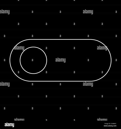 Toggle Switch White Icon Stock Vector Image And Art Alamy