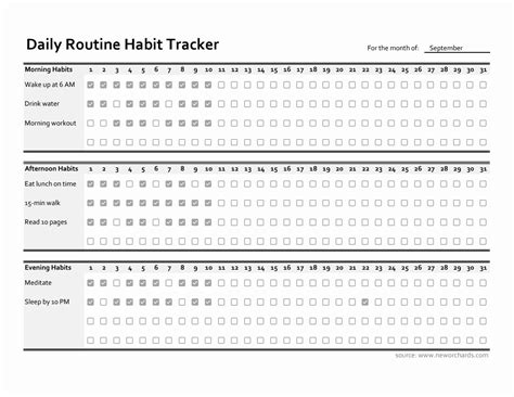 Free Excel Challenge Templates