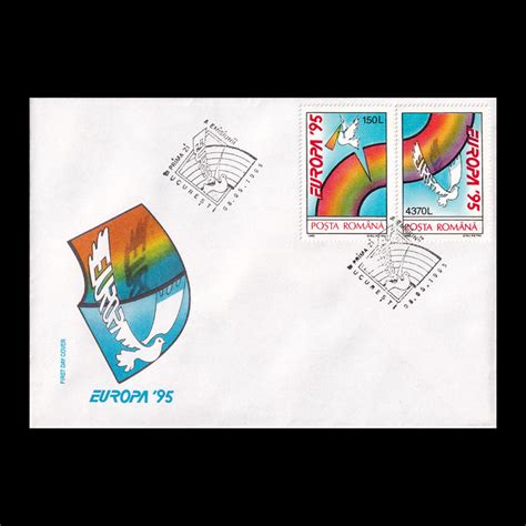 Europa 95 Prietenie și libertate plic prima zi LP 1377FDC