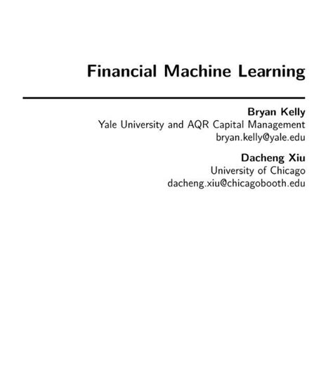 GÓC CHIA SẺ Nghiên cứu rất hay về Ứng dụng Machine learning trong Tài