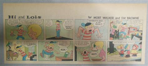 38 Hi And Lois By Mort Walker And Dik Browne From 1965 Size Thirds