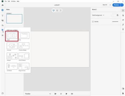 adobe captivate how to use the widget gallery