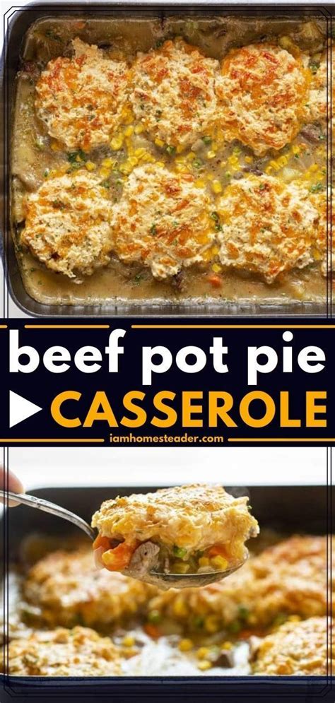 Beef Pot Pie Casserole レシピ