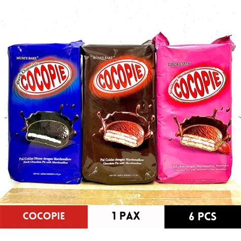 Mums Bake Cocopie Chocolate 25g X 6 Pcs Shopee Malaysia