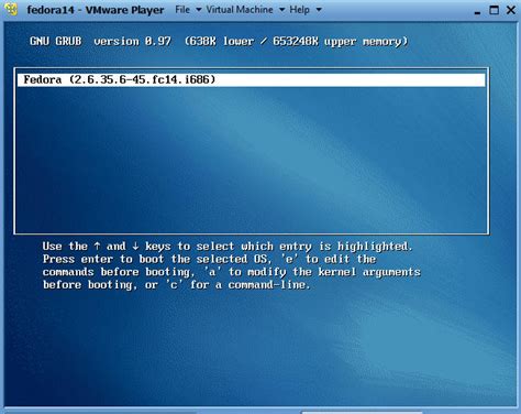 Fedora Lesson 2 Use Fedora 14 Grub To Boot Into Single User Mode