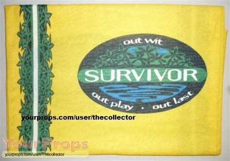 Survivor Borneo Pagong Buff Original TV Series Prop